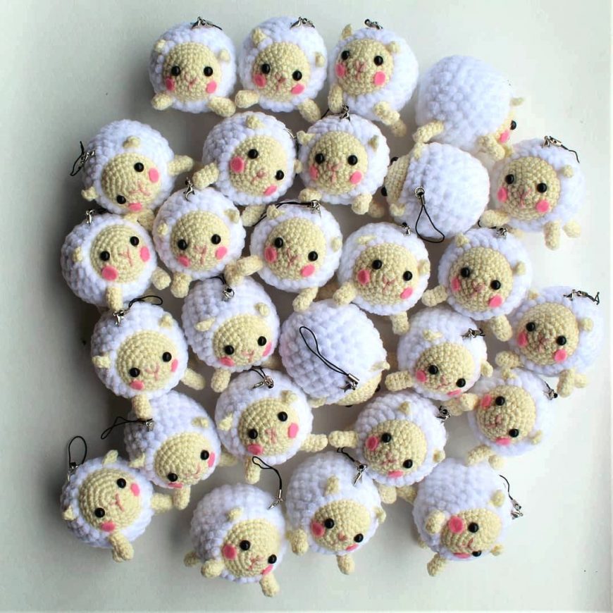 Amigurumi Crochet Panda Keychain Free Pattern - All Free Amigurumi Patterns