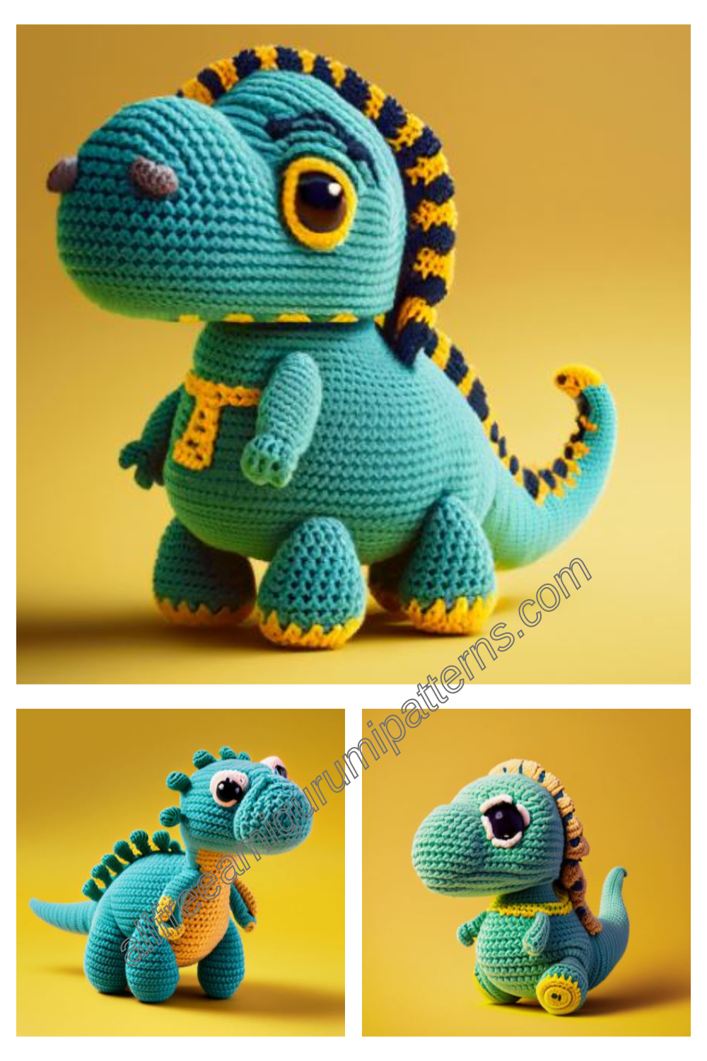 Amigurumi Dinosaur Crochet Free Pattern - All Free Amigurumi Patterns