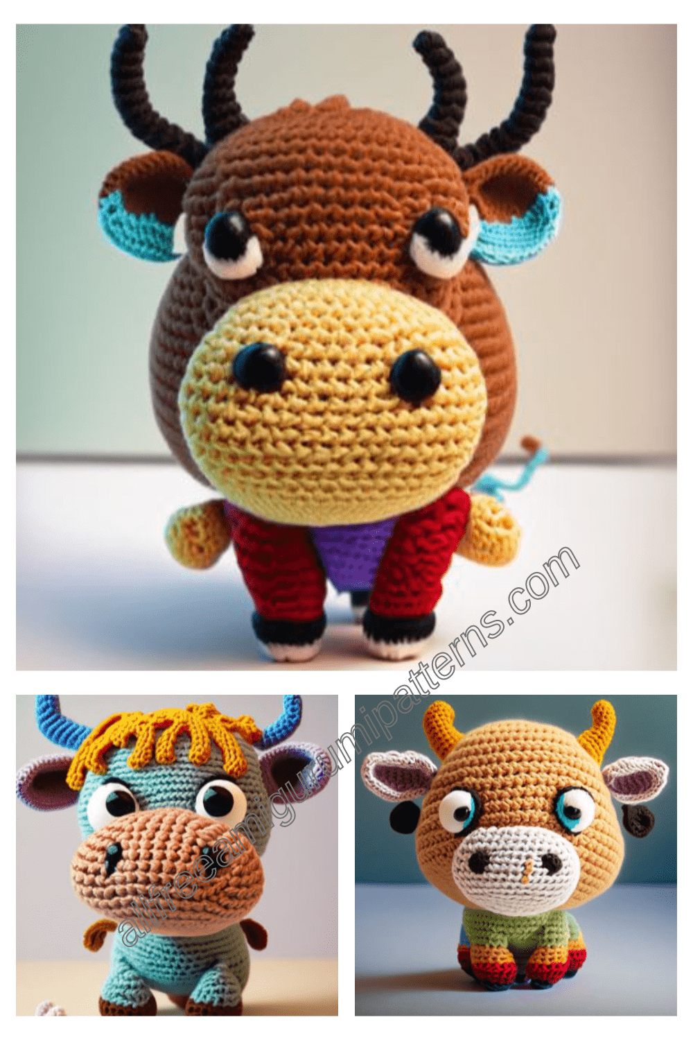 Amigurumi Erofey Bull Crochet Free Pattern - All Free Amigurumi Patterns