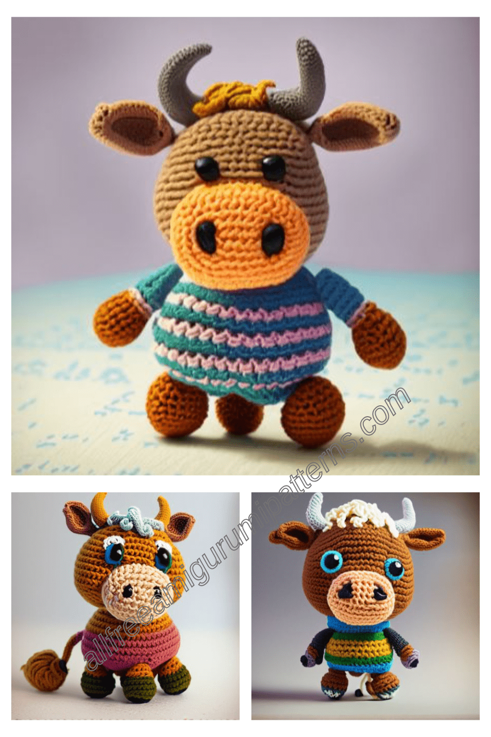 Amigurumi Erofey Bull Crochet Free Pattern - All Free Amigurumi Patterns