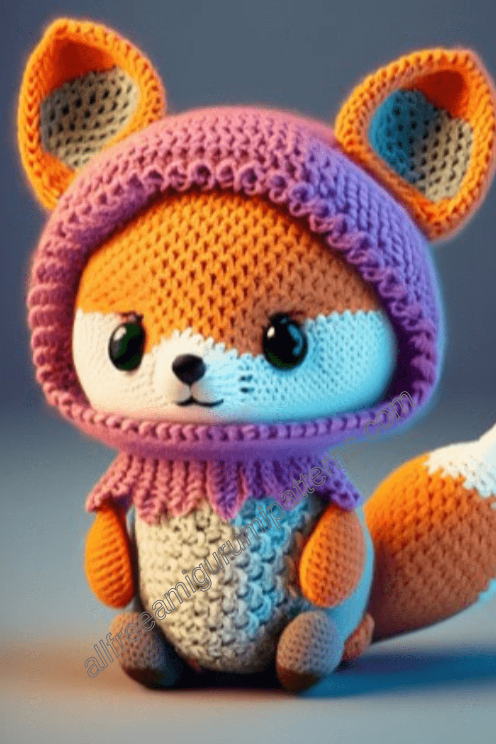 Cute Crochet Fox Lina Amigurumi Free Pattern - All Free Amigurumi Patterns