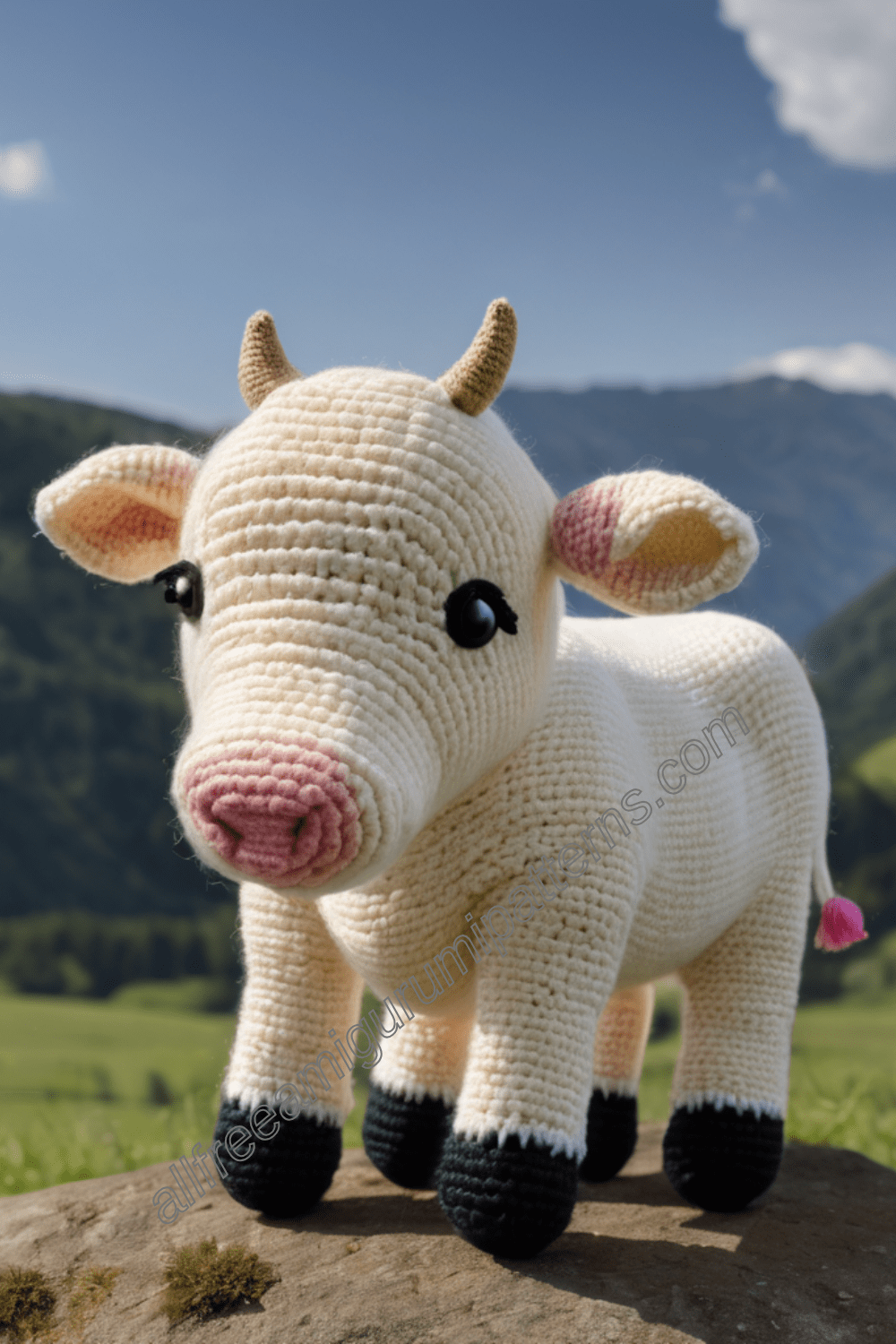 Crochet Cow Milka Amigurumi Free Pattern - All Free Amigurumi Patterns
