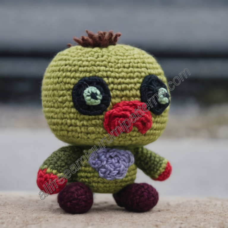 Amigurumi Zombie Free Crochet Pattern - All Free Amigurumi Patterns