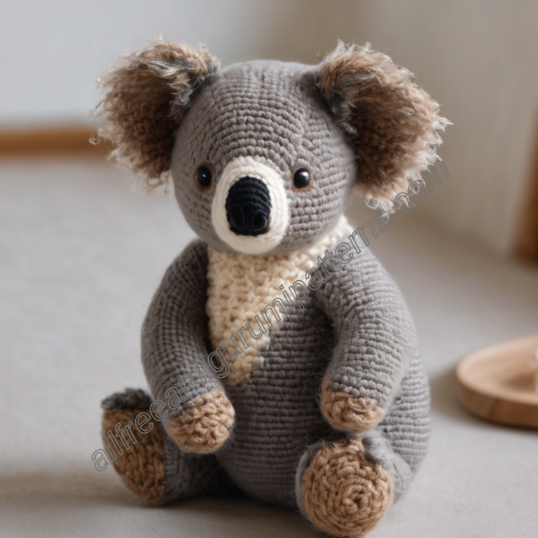 Crochet Koala Bob Amigurumi Free Pattern - All Free Amigurumi Patterns