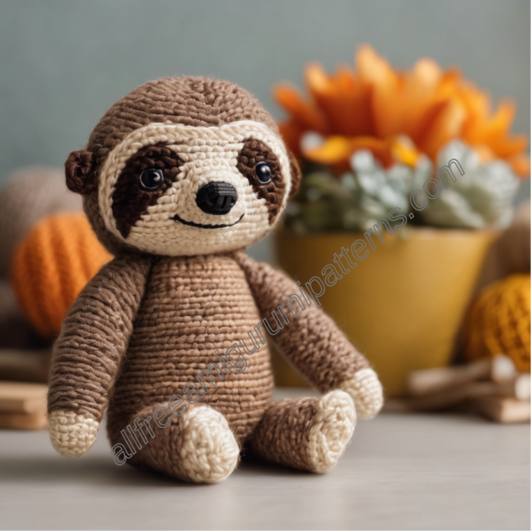 Crochet Sloth Amigurumi Free Pattern - All Free Amigurumi Patterns