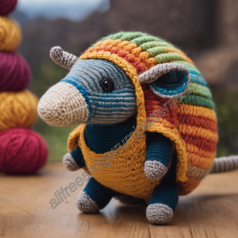 Ramon The Armadillo Amigurumi Crochet Free Pattern - All Free Amigurumi ...